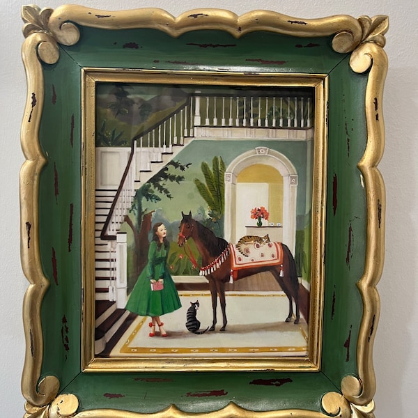 A House Horse Called Rousseau. Art Print. Janet Hill Studio - Etsy