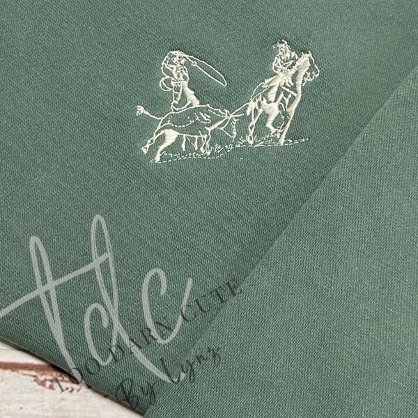 Team Roping Steer - Machine Embroidery Design - Etsy