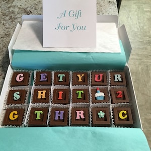 Personalized Words in Chocolate Custom Chocolate Words Personalized ...