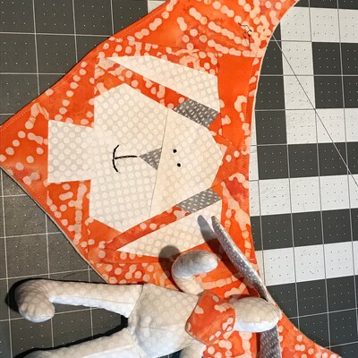 Easter Bunny 2 Paper Pieced Block Pattern in PDF - Etsy