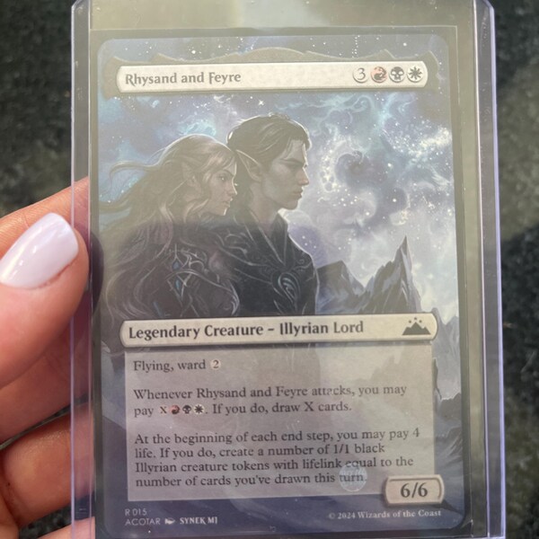ACOTAR Series MTG Proxy Trading Card - Feyre Archeron, Cursebreaker ...