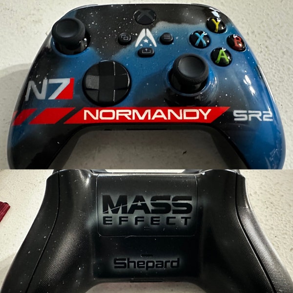 Custom Mass Effect Themed Controller N7 Normandy for Xbox - Etsy