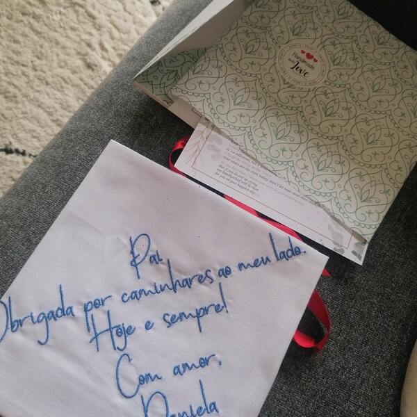 Elegant Lace Wedding Handkerchief, Embroidered Wedding Napkins, Father ...