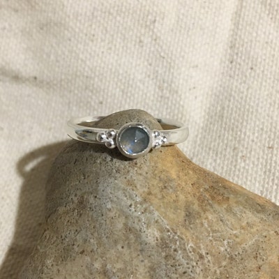 Labradorite Rose Cut Round Cabochon Gemstone Various Sizes - Etsy