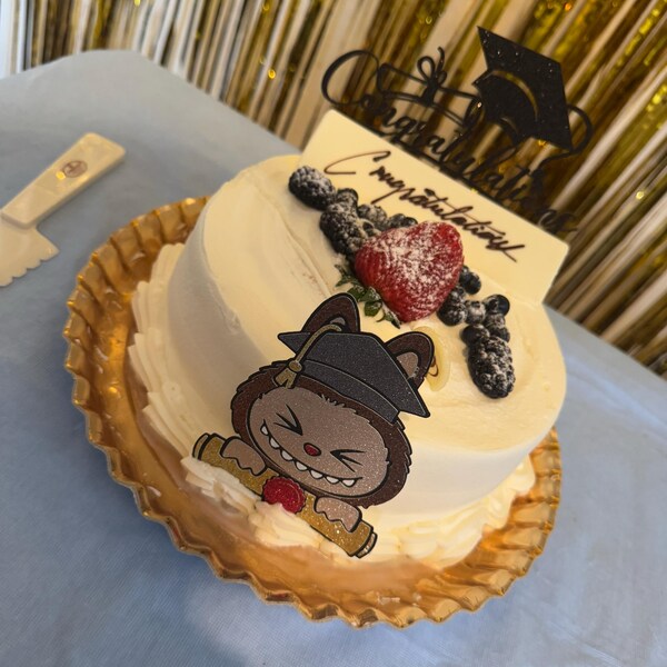 Graduation Labubu Toppers - Etsy