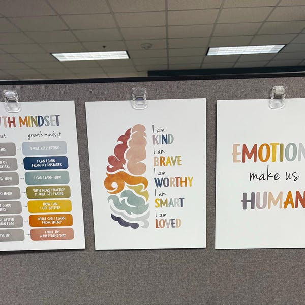 5-4-3-2-1 Grounding Technique Poster: Calming Corner Decor (digital ...