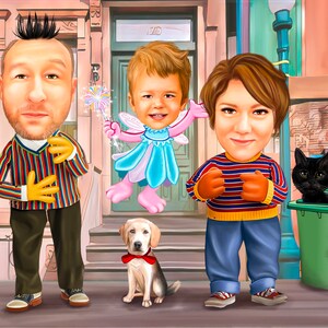 Titanic Theme Portrait, Custom Portrait, Family Portrait, Family ...