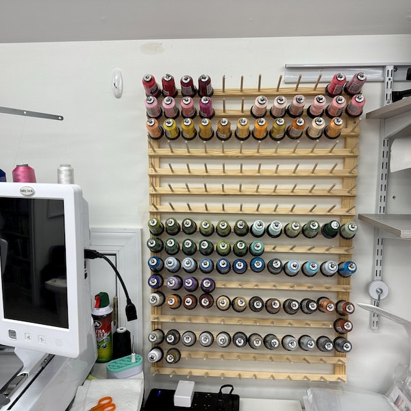 192 Spool Thread Rack 2 Inch Spacing-thread Organization, Thread ...