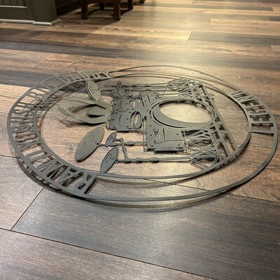 Personalized US Military Flag Metal Sign Gift. Custom American Military ...