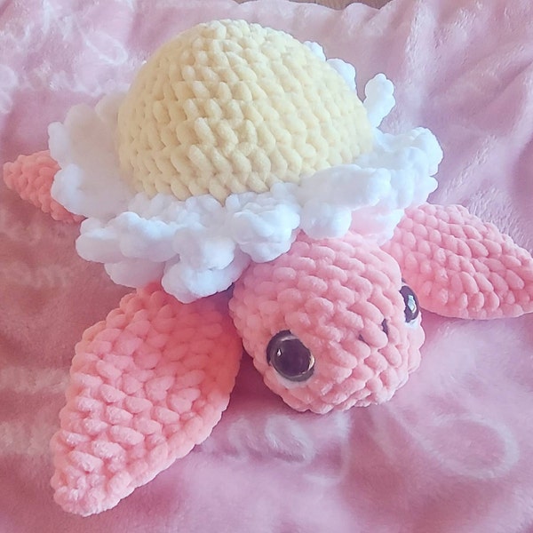 Crochet Pancake Turtle PATTERN, Crochet Turtle Pattern, Crochet Pancake ...