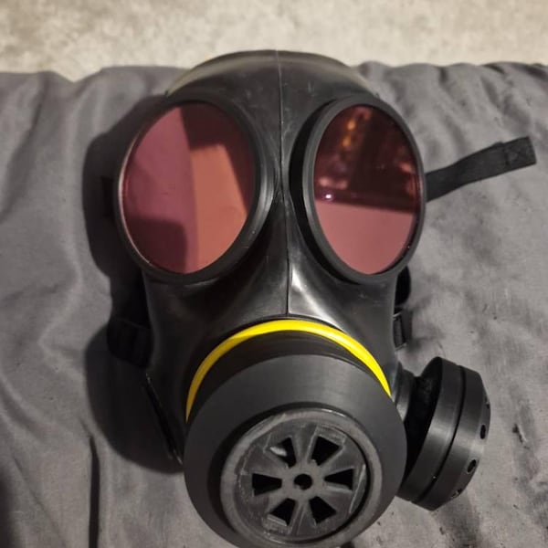 S10 FMJ08 Gas Mask Filter Lens Multi Colour Black Red Blue Green Orange ...