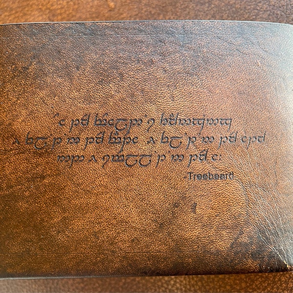 Leather Lord of the Rings Wallet White Tree of Gondor - Etsy
