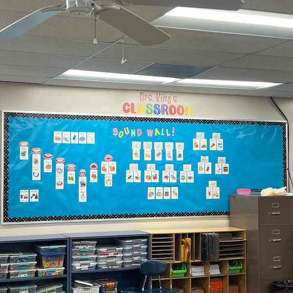 Classroom Decal With Personalized Teacher Name | School Wall Decor ...