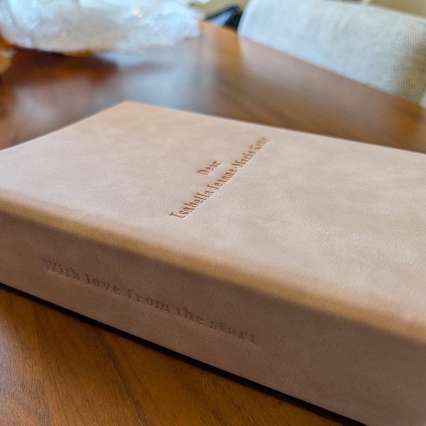 Leather Album Personalized Leather Album Custom Leather Album Wedding ...