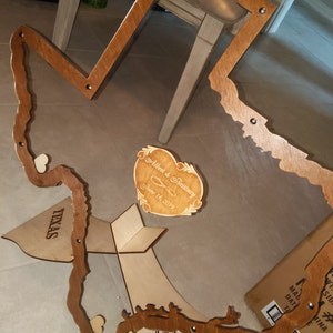 Transparent Texas Shape Transparent Texas Wedding Guest Book | Etsy