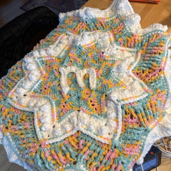 Rainbow Starlight Blanket *PATTERN ONLY* - Etsy
