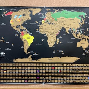 16x20 Spanish Children's Animal World Map Poster Mapa Del Mundo Para ...