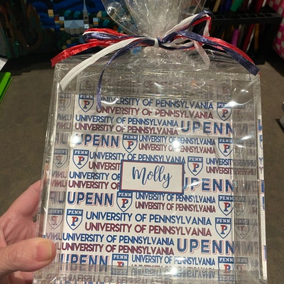 College Themed Memo Paper in a Lucite Holder - Etsy