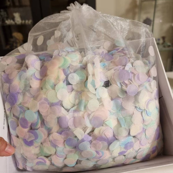 Biodegradable Confetti - Pastel Rainbow Wedding Confetti Mix, Baby ...