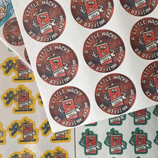 Giant Fruit Punch Jumbo 5 Inch Stickers, 2 Designs, Micro Encapsulated ...