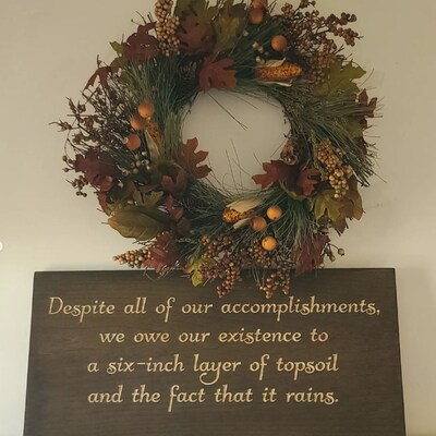 Custom Live Edge Sign With Black Letter Custom Bible Scripture Sign ...