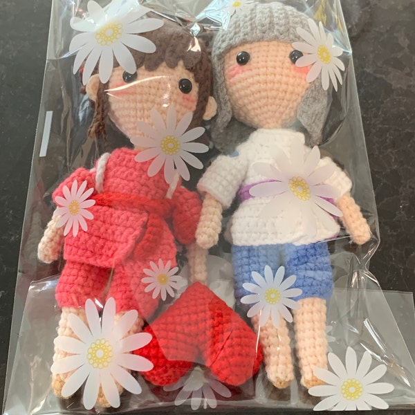 Ready to Go: Handmade Crochet Spirited Plush No Face Man Faceless Man ...