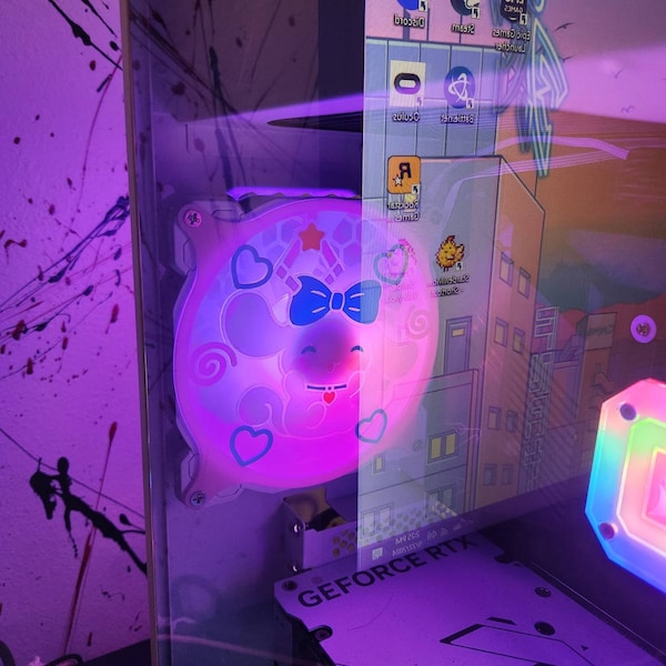 Dragon Gaming Computer Fan Shroud/ Grill /cover Custom 3D Printed 120mm ...