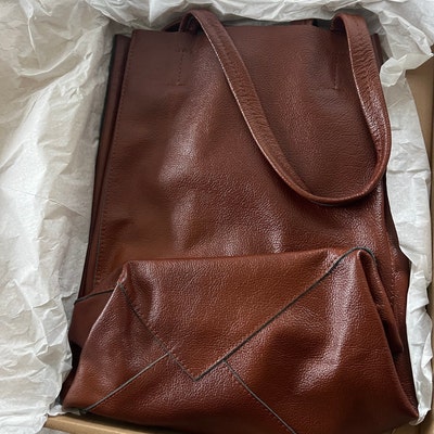 BLACK OVERSIZE SHOPPER Bag, Black Leather Shopper, Large Tote Bag ...