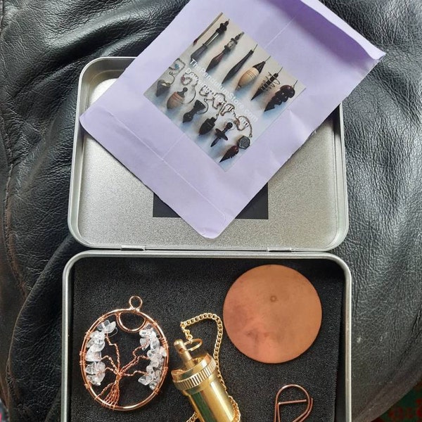 Mermet Witness Pendulum Kit With 3 Pendulum Dowsing Charts - Etsy