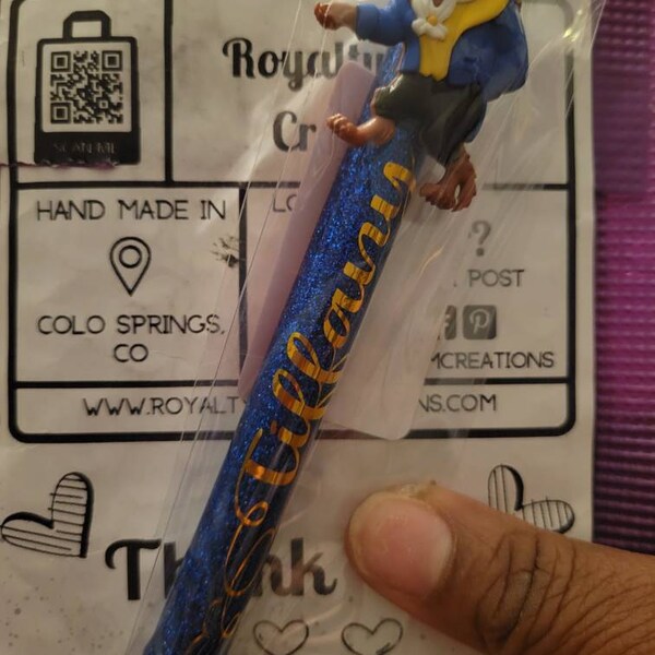 Spooky Halloween Glitter Pens, Pink Ghost Pens, Epoxy Glitter Pens ...