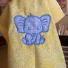 Baby Elephant Applique Embroidery Design, Cute Elephant Machine ...
