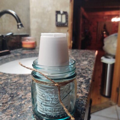Mason Jar Dixie Cup Holder, 1/2 Pint Cup Holder, 3 Oz Cups, Urban ...