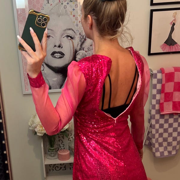 Rep Costume Black Velvet With Furry Sleeves. Romper With Rhinestones ...