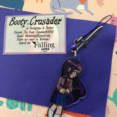 DDLC Doki Doki Literature Club Keychains Double Sided Yuri Natsuki ...