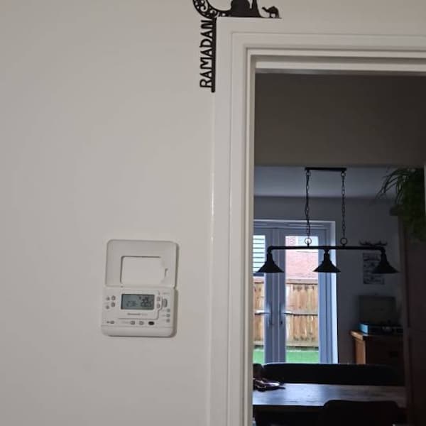 Elegant Ramadan Scene Door Corner - Handcrafted Laser Cut Decor With ...