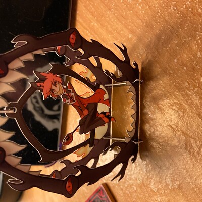 Alastor Hazbin Hotel Paper Craft Standee - Etsy