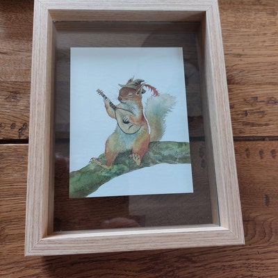 Red Squirrel Bard Print - Etsy