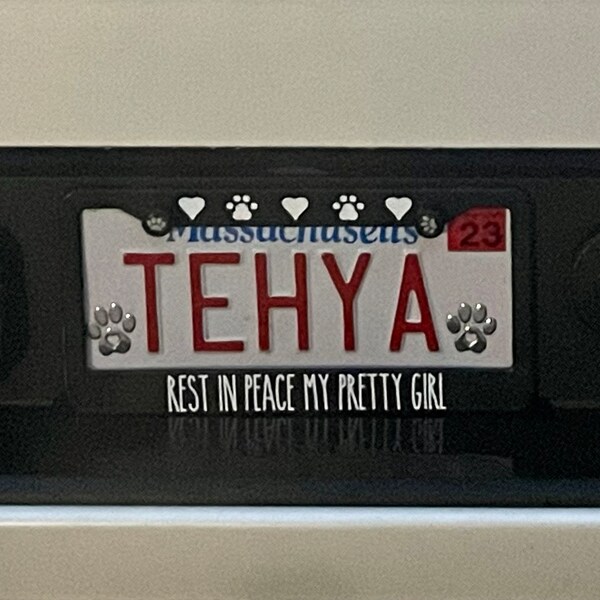 Dog Mama License Plate Frame - Great Gift for Puppy Parents or Make ...