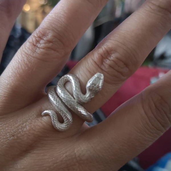 Smooth Scale Snake Ring - Etsy