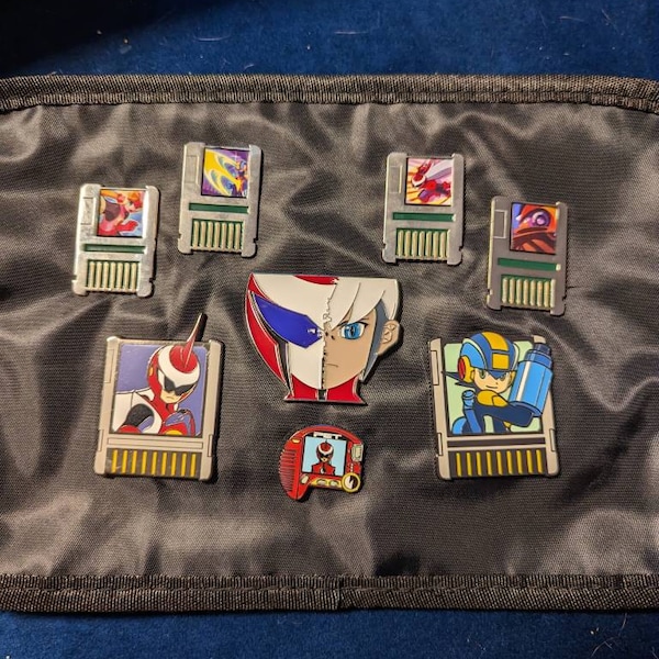 Megaman Battle Network Battle Chip Pin - Etsy