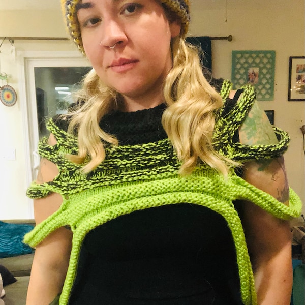 Post Apocalyptic Cowl Knitting Pattern PDF - Outbreak - Etsy