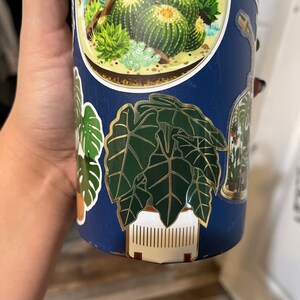 Rubber Tree Sticker Plant Lover Sticker Metallic Die Cut | Etsy