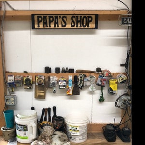 Papa's Shop Sign | Etsy