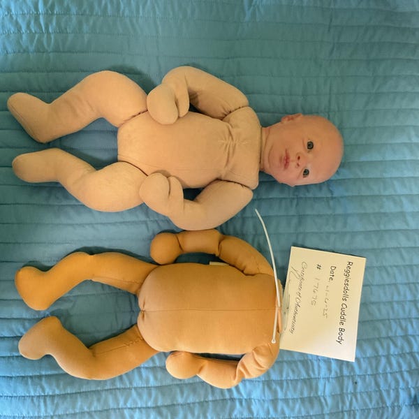Reborn Doll Pose N' Cuddle Body Reggiesdolls Pre Stuffed All Sizes Free ...