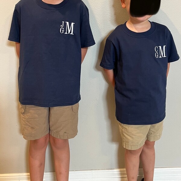 Adult Long Sleeve Monogrammed Shirts, Monogrammed Shirts for Men or ...