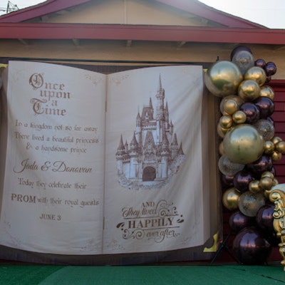 Fairytale Book Backdrop Wedding Backdrop for Reception Personalized ...