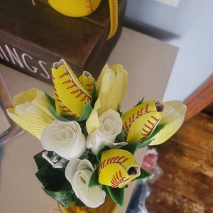 Softball Roses Select Qty Softball Gift Back to School - Etsy