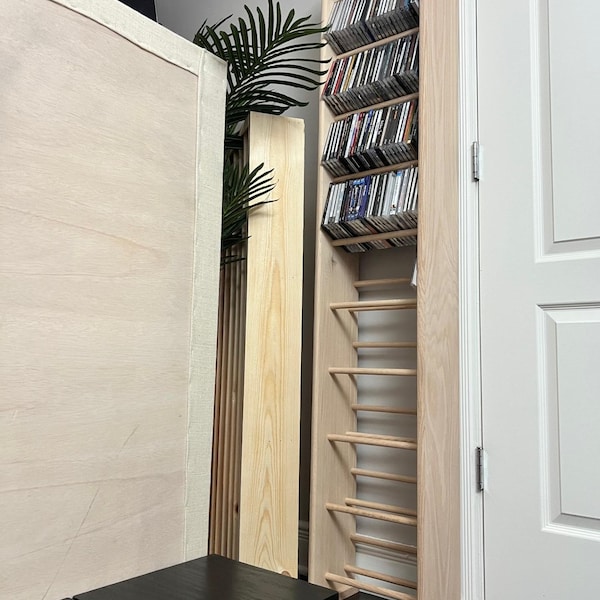 Shelf-style Wooden CD Storage Rack - 02 Series - Etsy