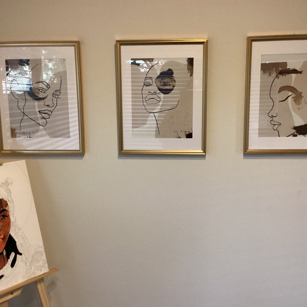 Minimalist Modern Line Abstract Art, Printable Gallery Set of 2 Prints ...