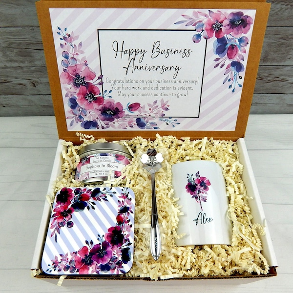 Workiversary Gift Basket for Women - Work Anniversary Gift for Employee ...